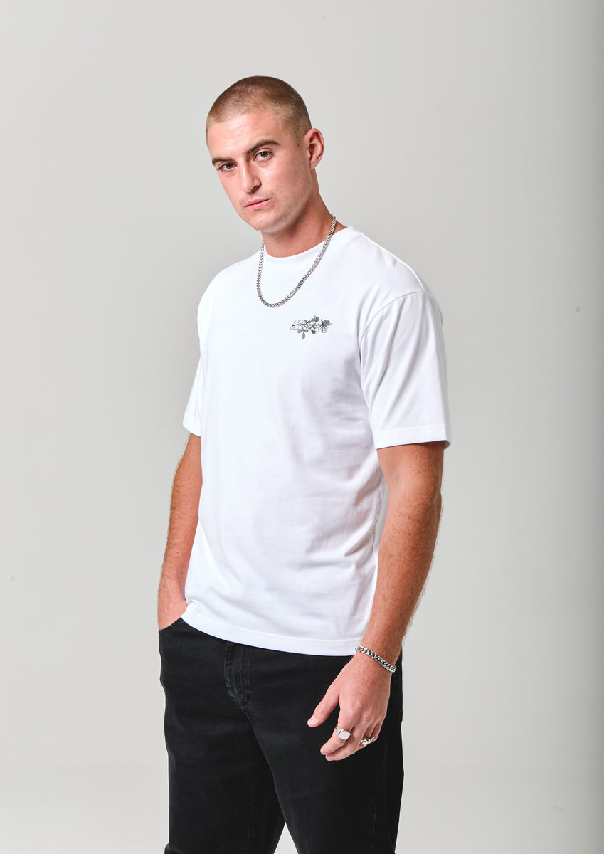 NICCE Mens Essence T-Shirt | White